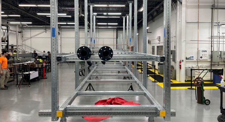 Sikla MEP Corridor Modular Racks | Modular Mechanical Supports